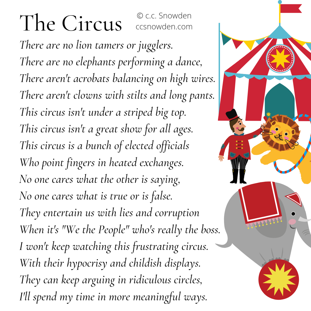 The Circus – Poetry by Carolyn Cantrell Snowden