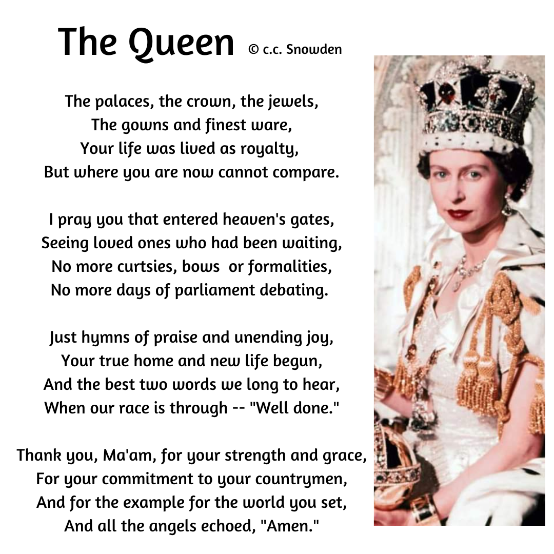The Queen 👑 – Poetry by Carolyn Cantrell Snowden