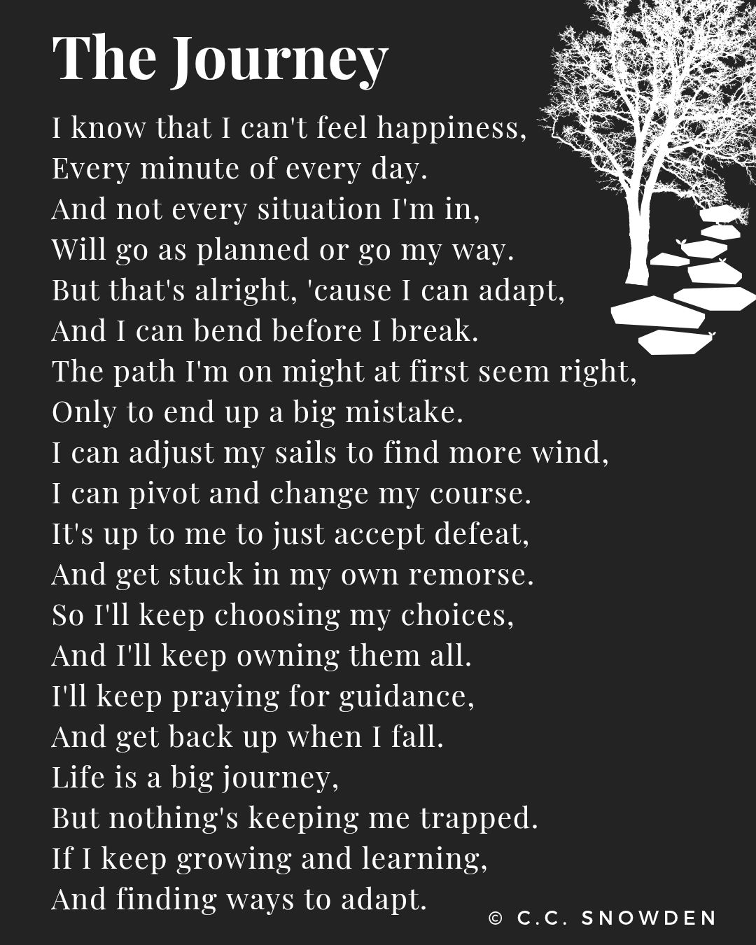 The Journey – Poetry by Carolyn Cantrell Snowden