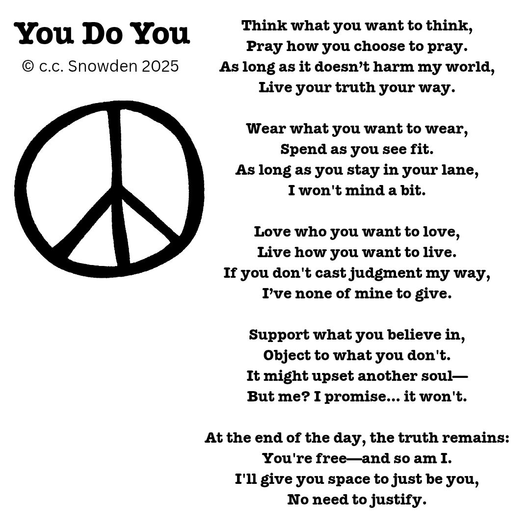 You Do You – Poetry by Carolyn Cantrell Snowden