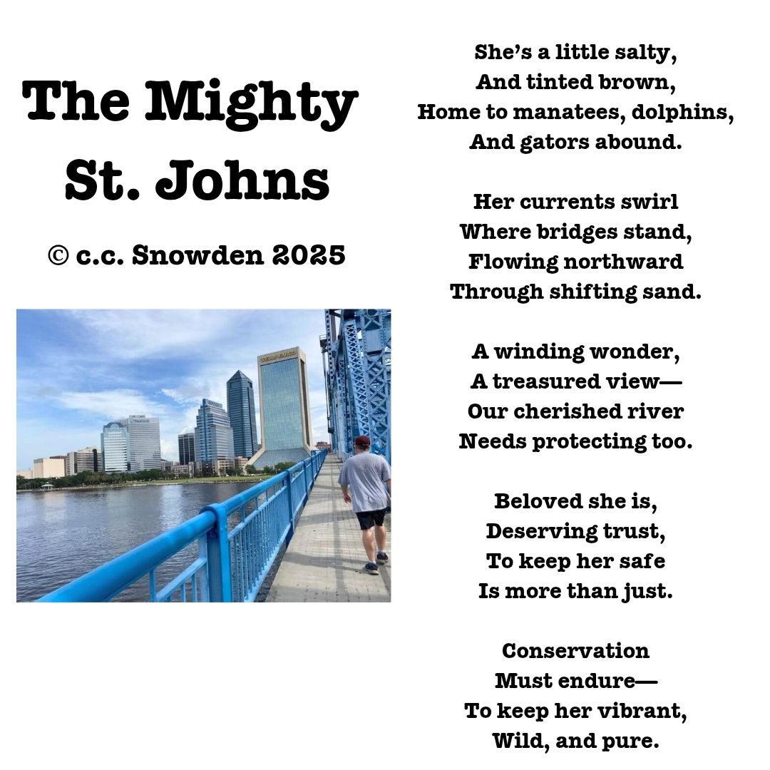 The Mighty St Johns – Poetry by Carolyn Cantrell Snowden